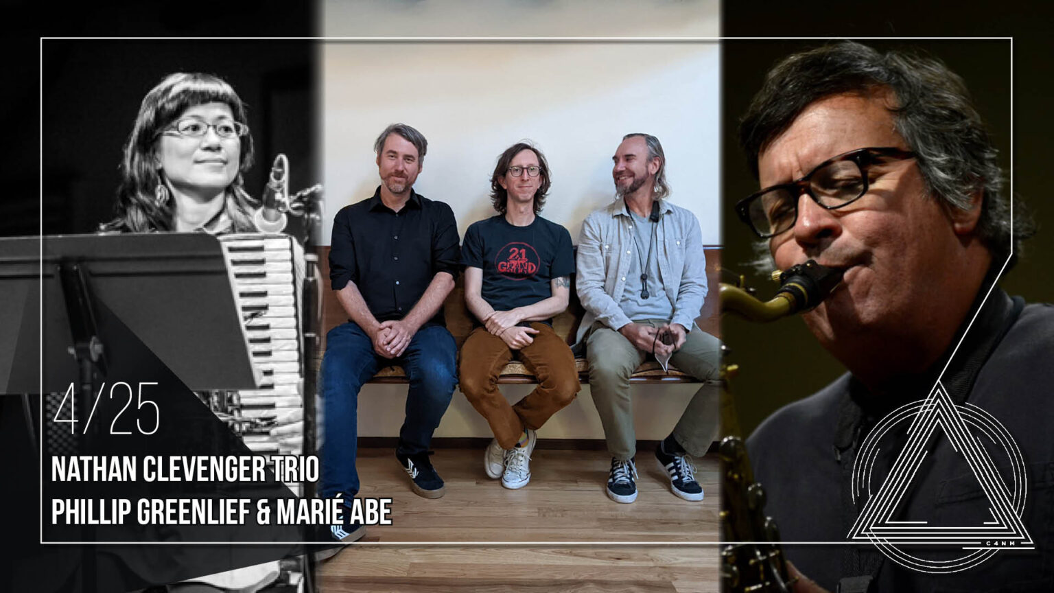 Nathan Clevenger Trio + Phillip Greenlief & Marié Abe – Center for New ...